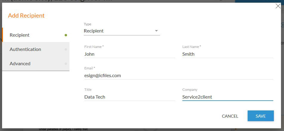 eSign - How to Prepare a Document for signing - Service2client.com